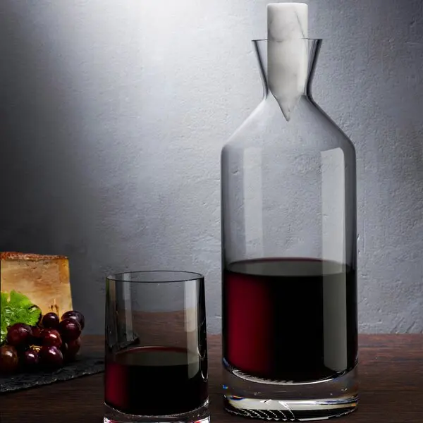 NUDE GLASS Alba Tall Whiskey Decanter