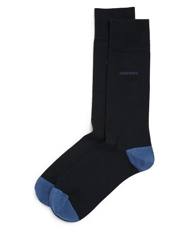 BOSS Matt Dress Socks - Dark Blue