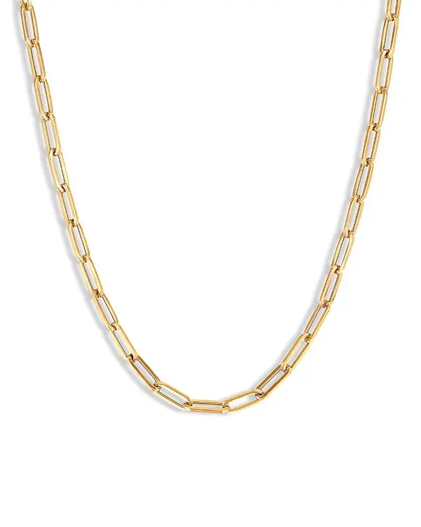 Bloomingdale'S 14k Yellow Paperclip Link Chain Necklace - Gold