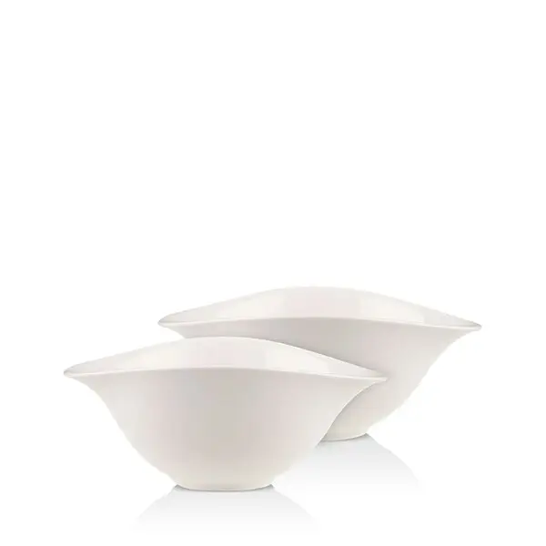 VILLEROY & BOCH Vapiano Salad Bowls, Set Of 2 - White
