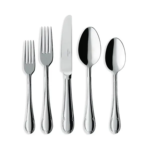 VILLEROY & BOCH Mademoiselle 64-piece Flatware Set - Silver