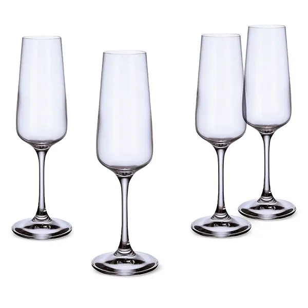 VILLEROY & BOCH Ovid Flutes, Set Of 4 - No Color