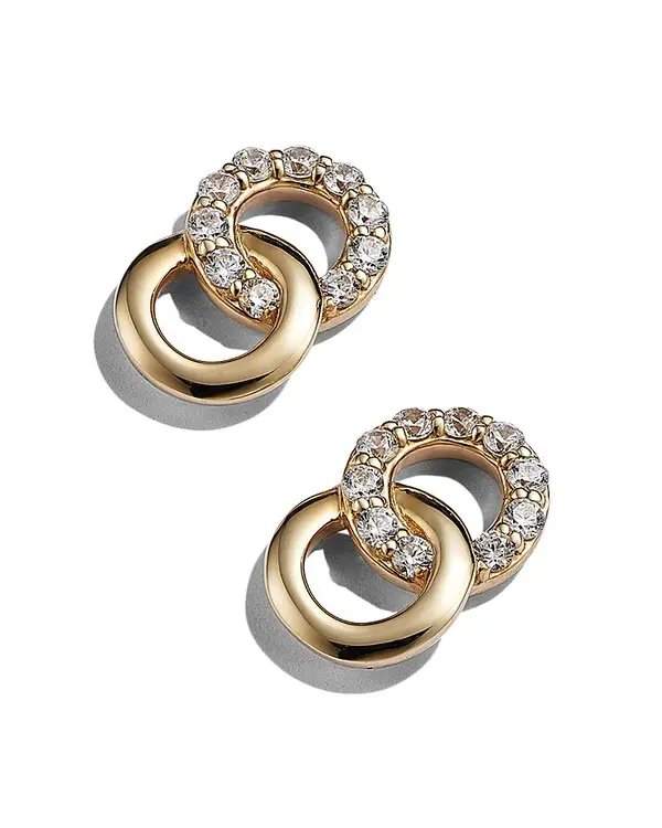 Bloomingdale'S Diamond Double O Stud Earrings In 14k Yellow - Gold