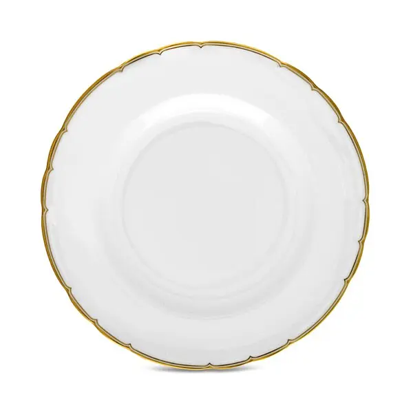 ROYAL CROWN DERBY Chelsea Duet Salad Or Dessert Plate - White