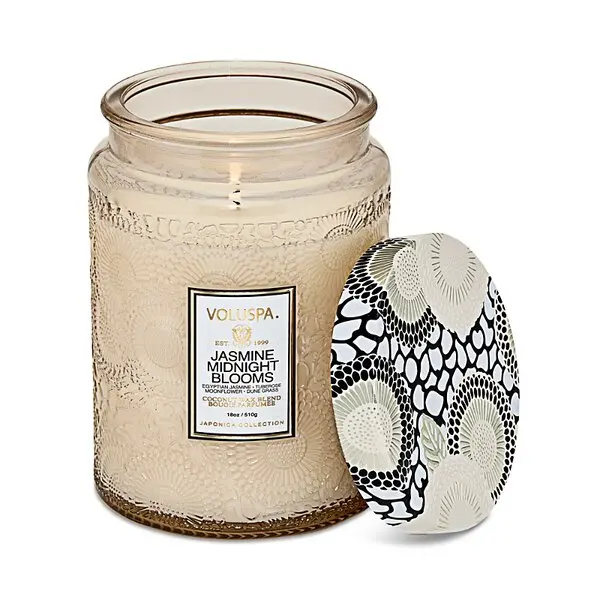 Voluspa Jasmine Midnight Blooms Large Jar Candle, 18 Oz - No Color