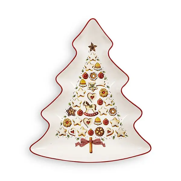 VILLEROY & BOCH Winter Bakery Delight Large Tree-shaped Bowl - Multi