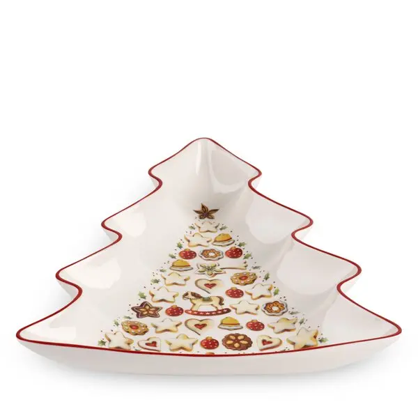 VILLEROY & BOCH Winter Bakery Delight Large Tree-shaped Bowl - Multi