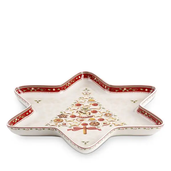 VILLEROY & BOCH Winter Bakery Delight Large Star Bowl - Multi