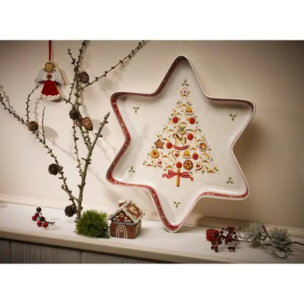 VILLEROY & BOCH Winter Bakery Delight Large Star Bowl