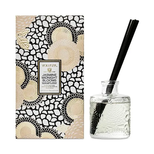 Voluspa Jasmine Midnight Blooms Reed Diffuser - No Color