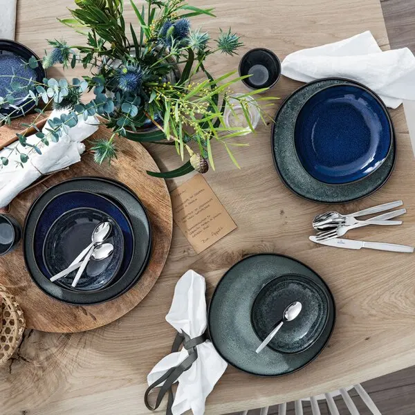 VILLEROY & BOCH Lave Flat Dinner Bowl - Grey