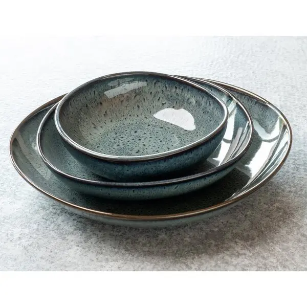 VILLEROY & BOCH Lave Flat Dinner Bowl - Grey