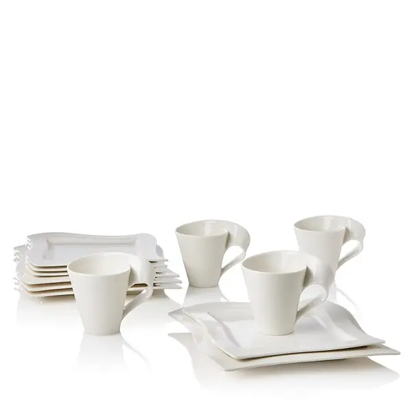 VILLEROY & BOCH New Wave 12 Piece Set - White