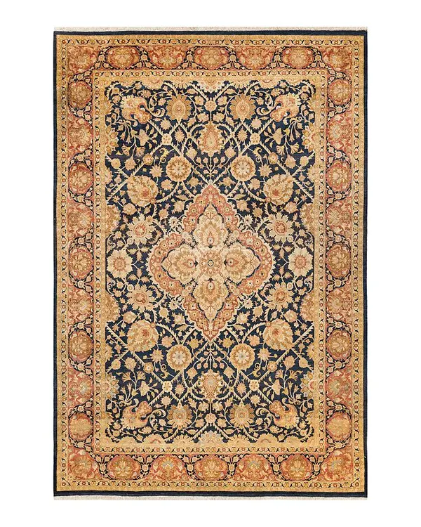 Bloomingdale'S Mogul M1190 Area Rug, 6'2 X 9 - Blue
