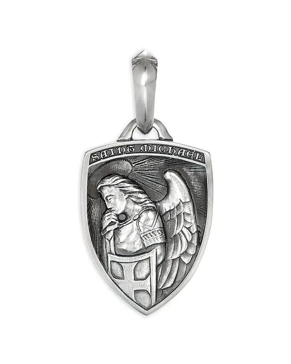 David Yurman Sterling St. Michael Amulet - Silver