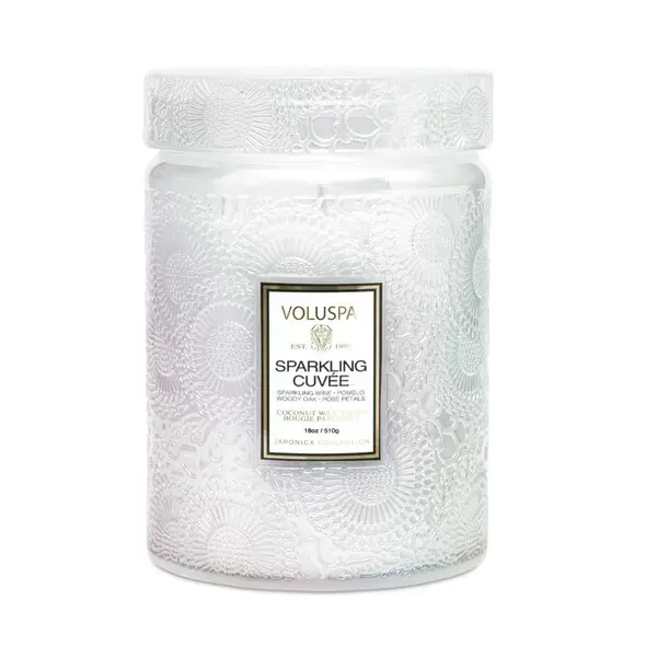Voluspa Sparkling Cuvee Large Jar Candle, 18 Oz