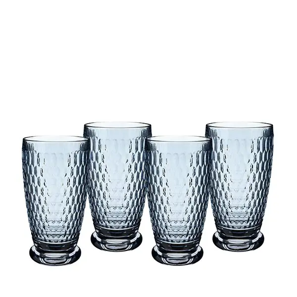 VILLEROY & BOCH Boston Highball Glass, Set Of 4 - Blue