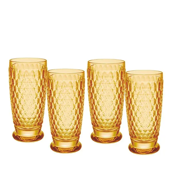 VILLEROY & BOCH Boston Highball Glass, Set Of 4 - Orange