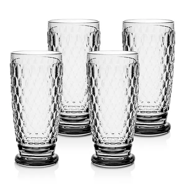 VILLEROY & BOCH Boston Highball Glass, Set Of 4 - Smoke
