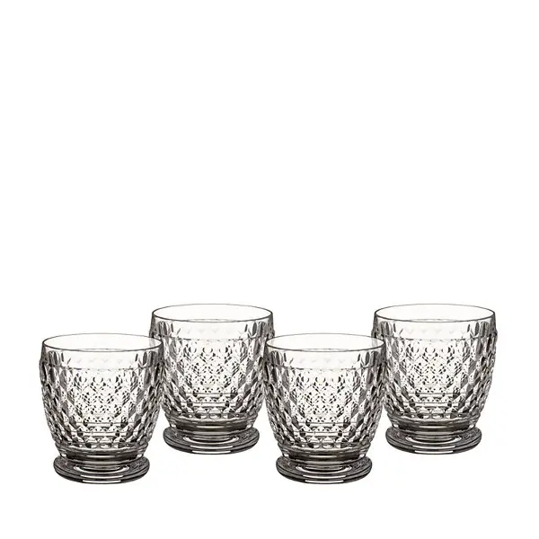 VILLEROY & BOCH Boston Double Old-fashioned Glass, Set Of 4 - Clear