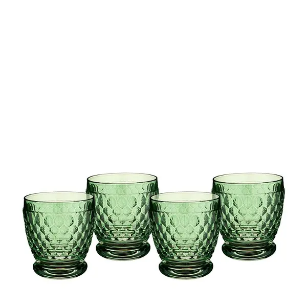 VILLEROY & BOCH Boston Double Old-fashioned Glass, Set Of 4 - Green