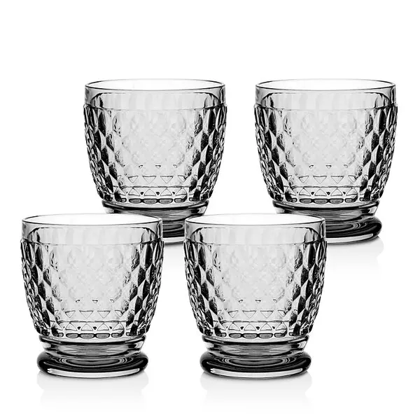 VILLEROY & BOCH Boston Double Old-fashioned Glass, Set Of 4 - Smoke