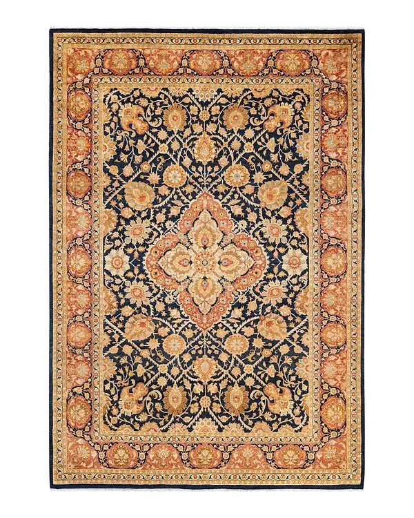 Bloomingdale'S Mogul M1195 Area Rug, 6'1 X 9 - Blue