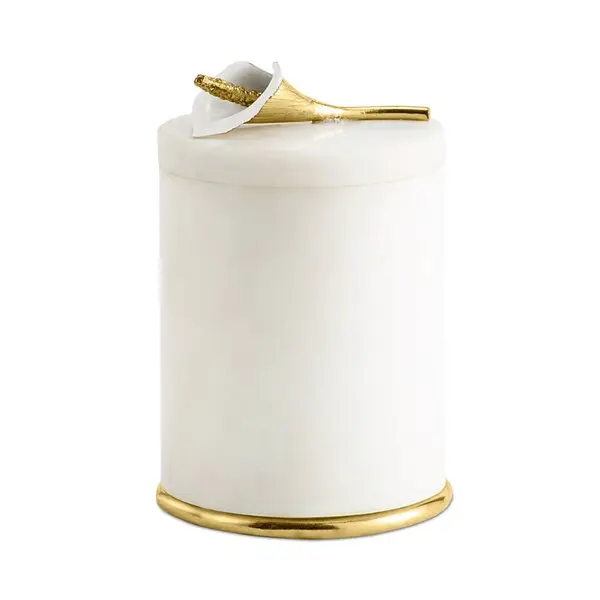 Michael Aram Calla Lily Round Container - White