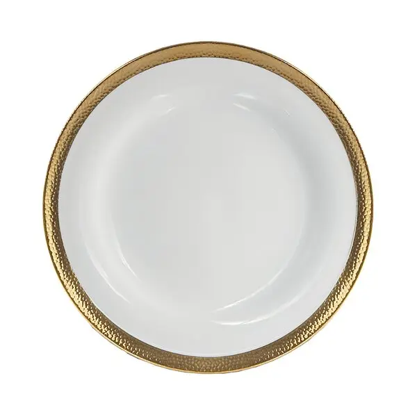 Michael Aram Goldsmith Dinner Plate - White/gold