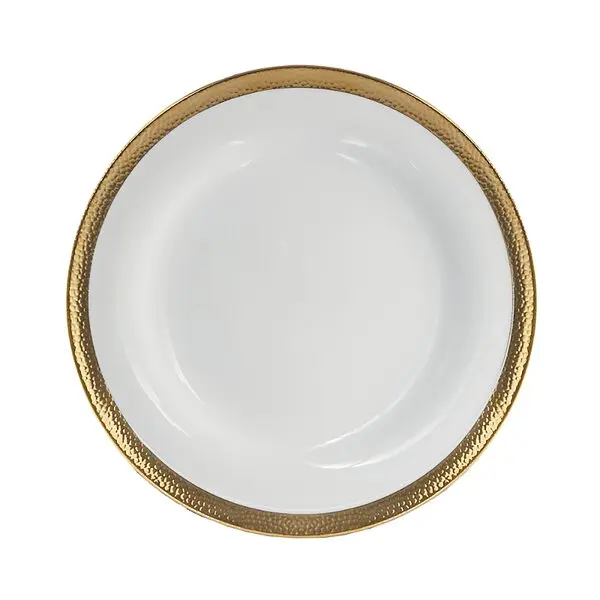 Michael Aram Goldsmith Salad Plate - White/gold