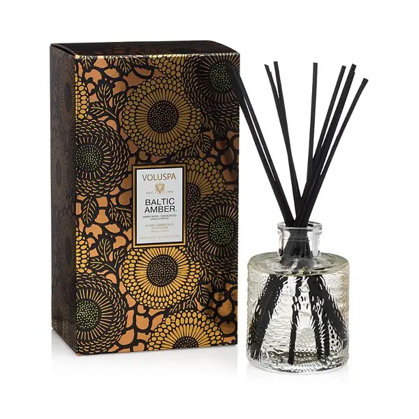 Voluspa Baltic Amber Reed Diffuser, 3.4 Oz - Brown
