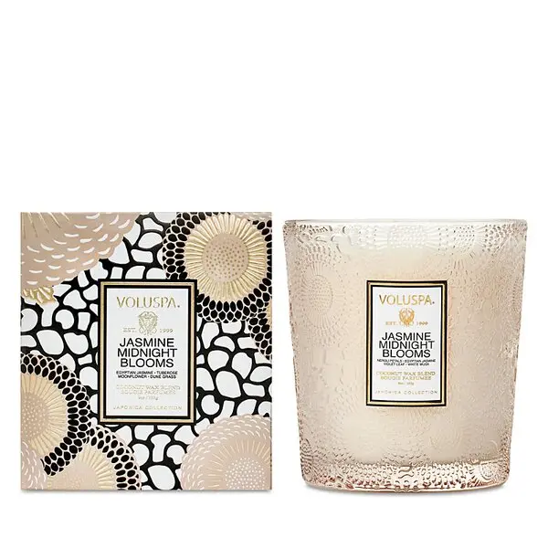Voluspa Jasmine Midnight Blooms Classic Candle, 9 Oz - No Color