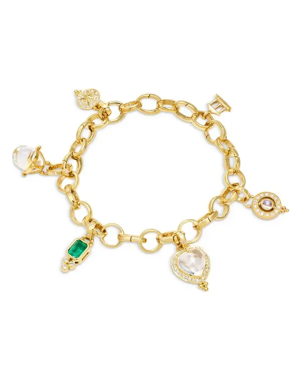 Temple St. Clair 18k Gold Open Link Bracelet
