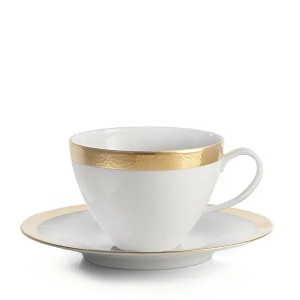 Michael Aram Goldsmith Saucer - White/gold