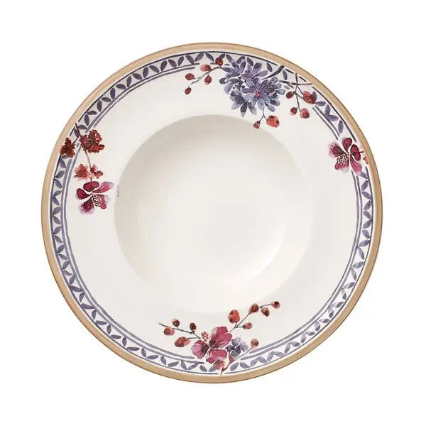 VILLEROY & BOCH Artesano Provencal Rimmed Soup Bowl - Lavender
