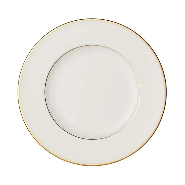 VILLEROY & BOCH Anmut Gold Bread & Butter Plate - White
