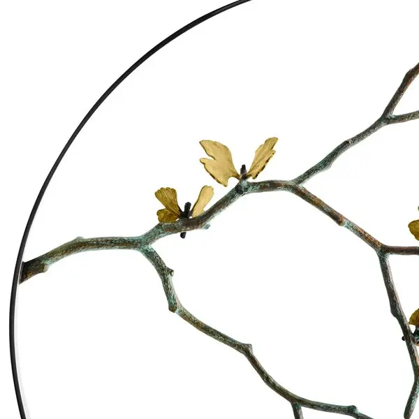 Michael Aram Butterfly Ginkgo 22 Moon Gate Sculpture