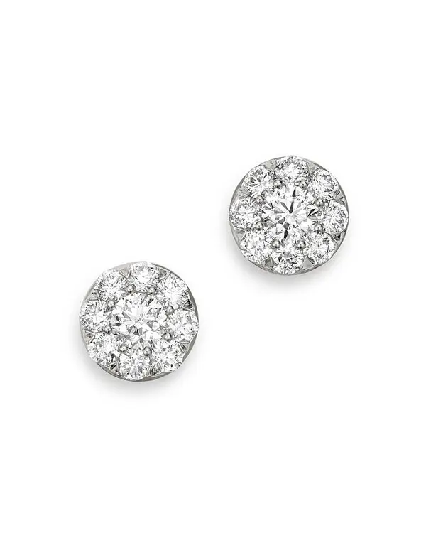 Bloomingdale'S Diamond Stud Earrings 1.0 Tcw In 14k Gold - White