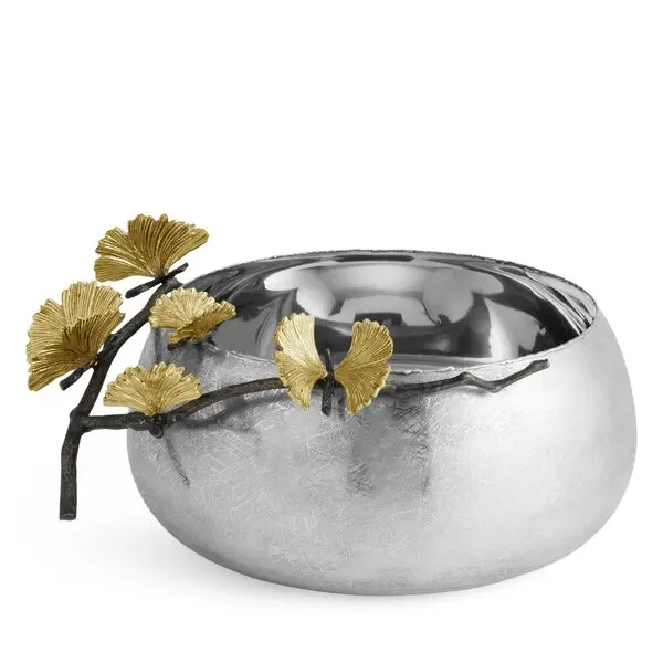 Michael Aram Butterfly Ginkgo Bowl - Silver/gold