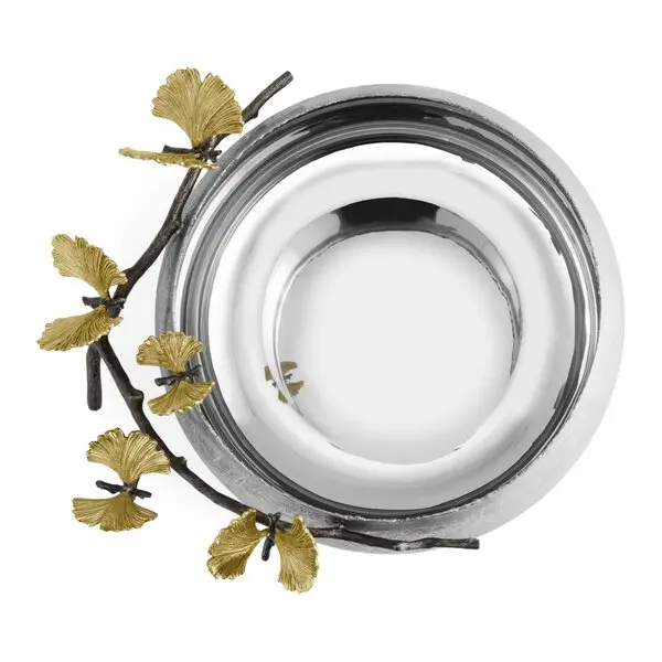 Michael Aram Butterfly Ginkgo Bowl - Silver/gold