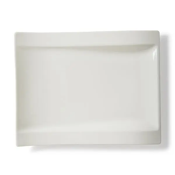 VILLEROY & BOCH New Wave Rectangular Salad Plate, Large - White