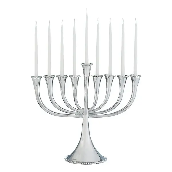 Michael Aram Molten Menorah - Silverplate