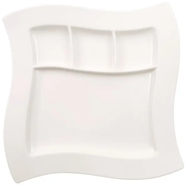 VILLEROY & BOCH New Wave Grill Plate, Small - White