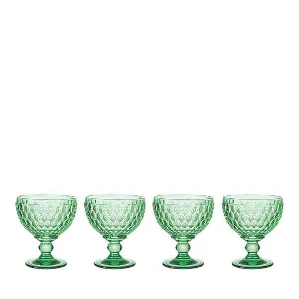 VILLEROY & BOCH Boston Champagne/dessert Bowls, Set Of 4 - Green