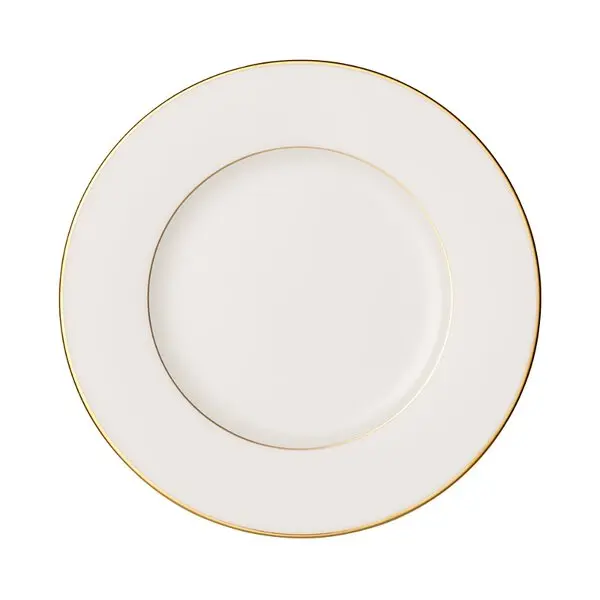 VILLEROY & BOCH Anmut Gold Salad Plate - White