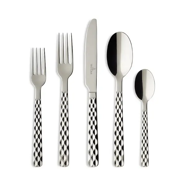 VILLEROY & BOCH Boston 5-piece Flatware Set - Silver