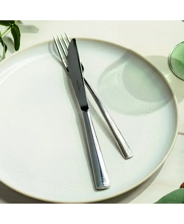VILLEROY & BOCH Piemont 40 Piece Flatware Set - Silver