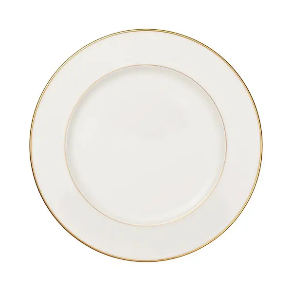 VILLEROY & BOCH Anmut Gold Round Platter - White