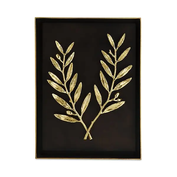 Michael Aram Olive Branch Shadow Box - Black