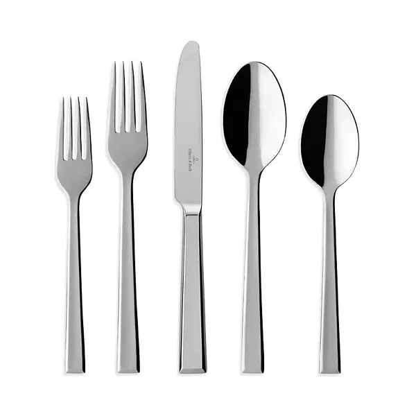 VILLEROY & BOCH Victor 46 Pc. Flatware Set - Silver